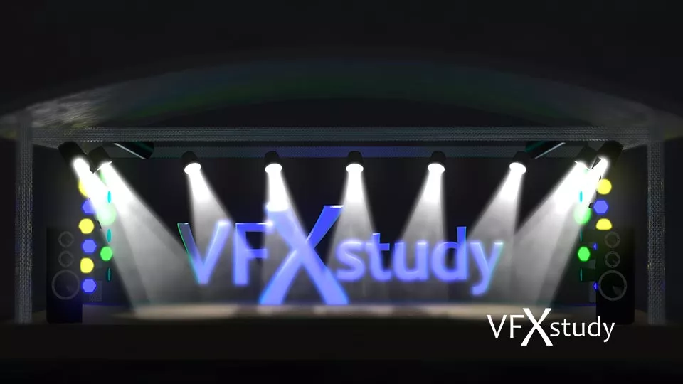 Spot Lights with 3D Rays - VFXstudy